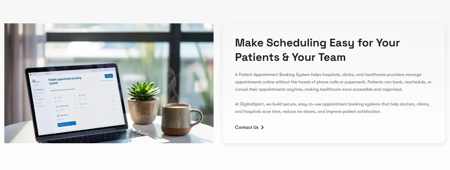 Patient Appointment Booking System for Healthcare